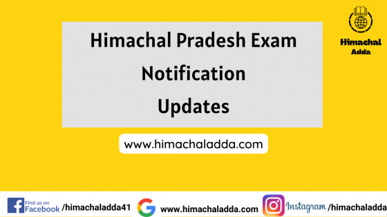 HP Exams Notifications | Himachal Adda